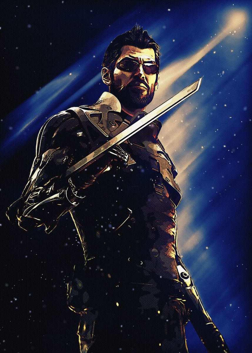 'Deus Ex ' Poster, picture, metal print, paint by The Poster | Displate