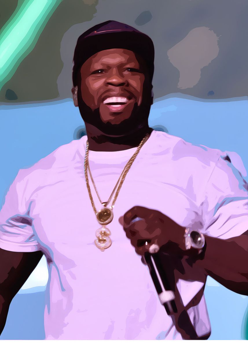 '50 Cent' Poster, picture, metal print, paint by chynna getty | Displate