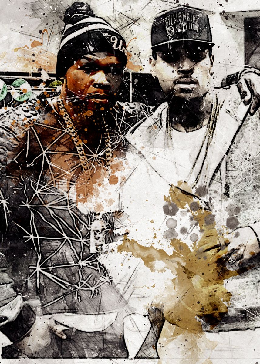 '50 Cent' Poster, picture, metal print, paint by chynna getty | Displate