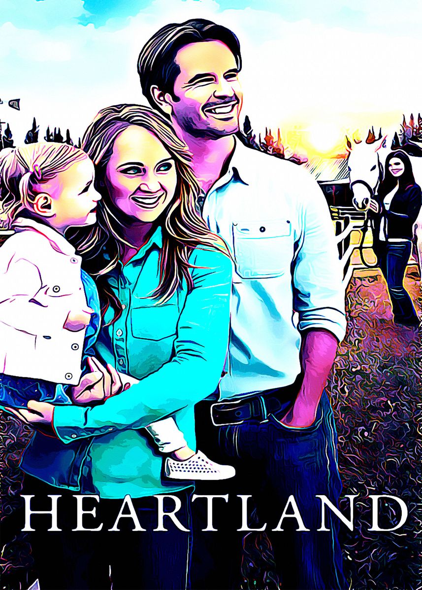 'Heartland a' Poster, picture, metal print, paint by Katerina Lim ...