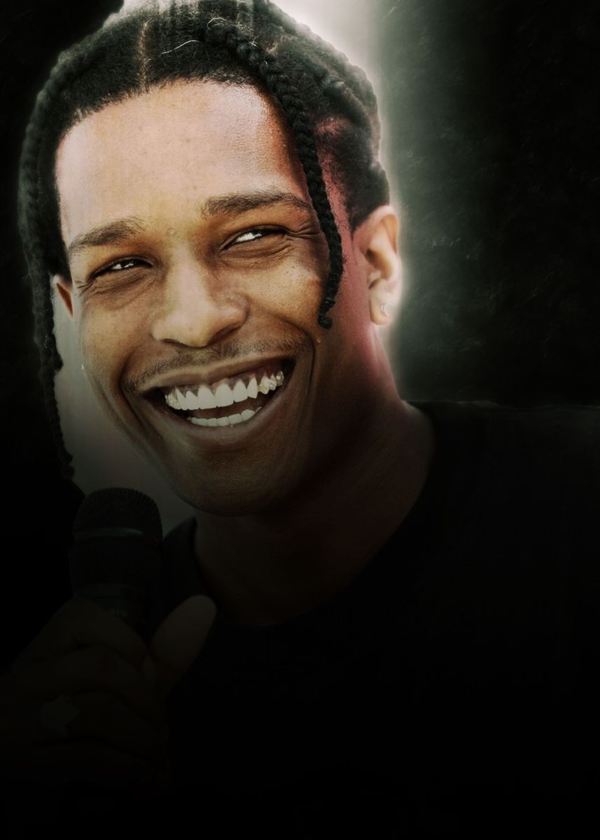 'Asap Rocky' Poster, picture, metal print, paint by chynna getty | Displate