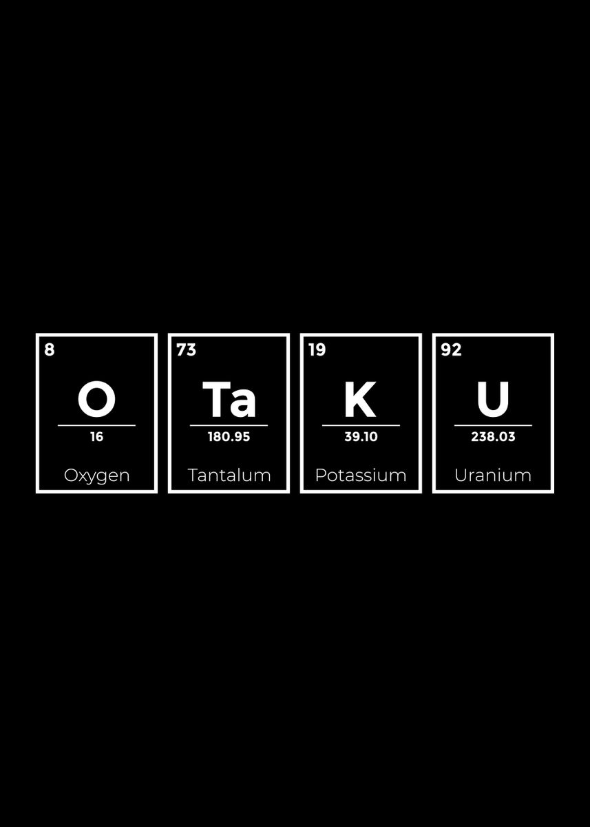 'Subtle Anime Otaku' Poster, picture, metal print, paint by ...