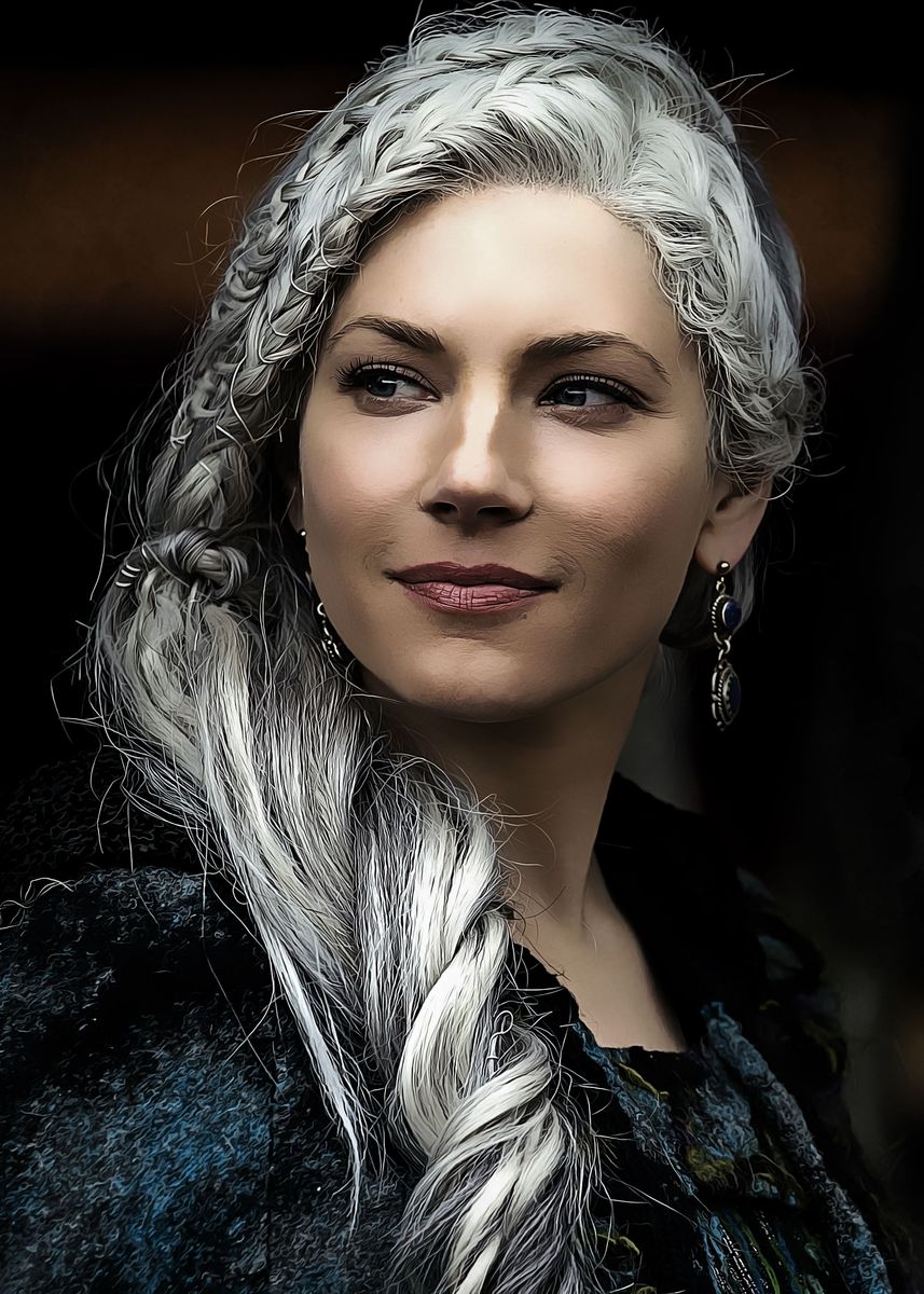 'Vikings Lagertha' Poster, picture, metal print, paint by Ady Nue ...