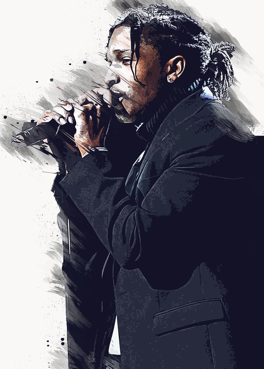 'Asap Rocky' Poster, picture, metal print, paint by chynna getty | Displate