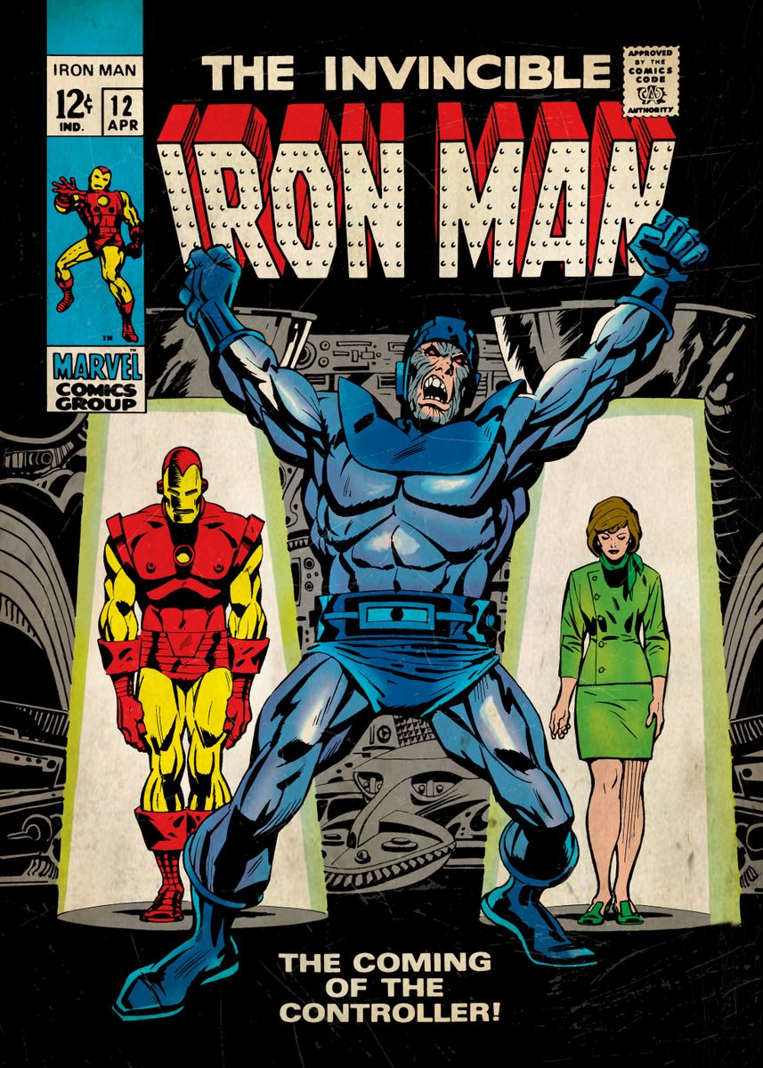 'Invincible Iron Man' Poster, picture, metal print, paint by Marvel ...