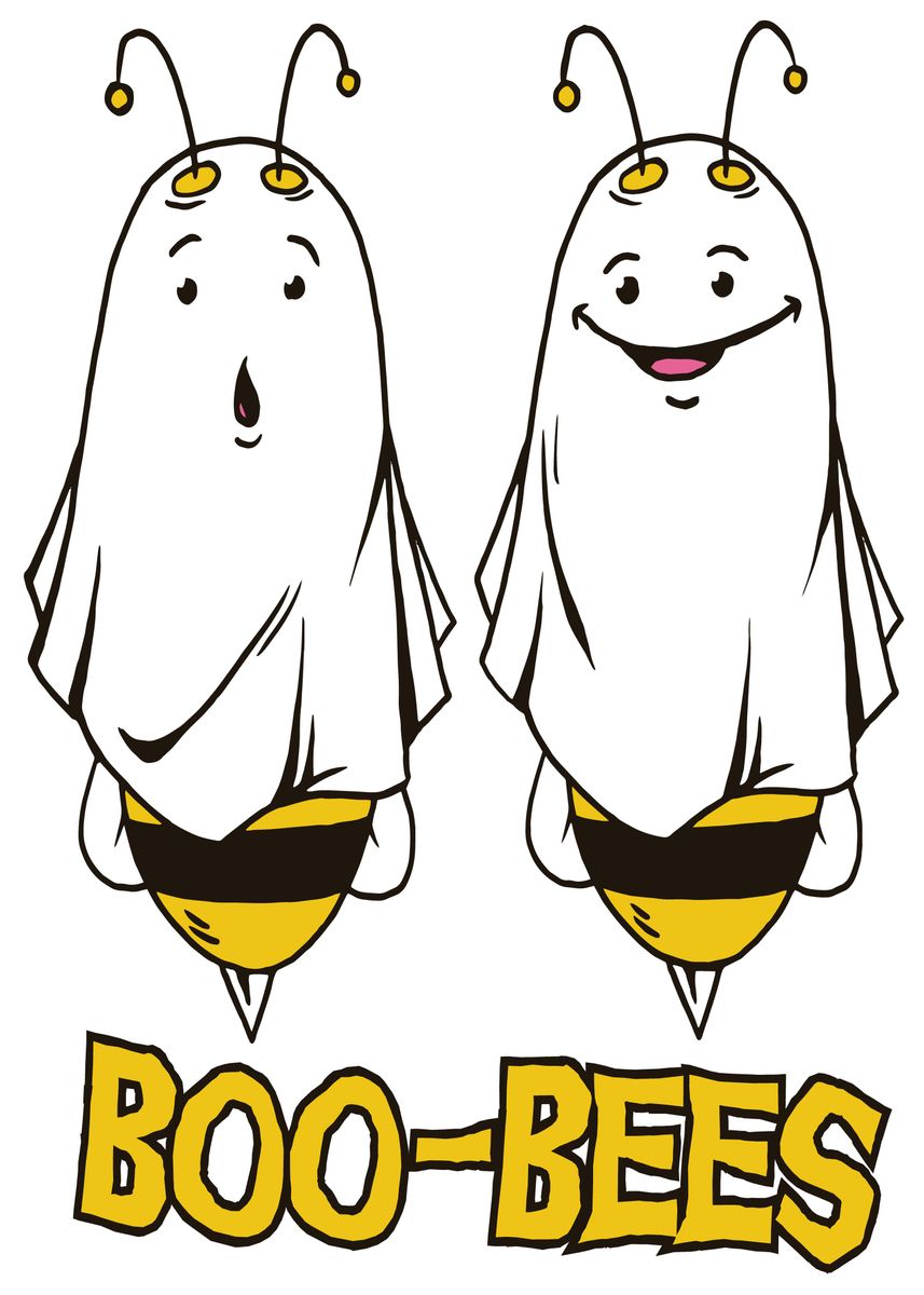 'Boo Bees' Poster, picture, metal print, paint by AlmightyFashion ...