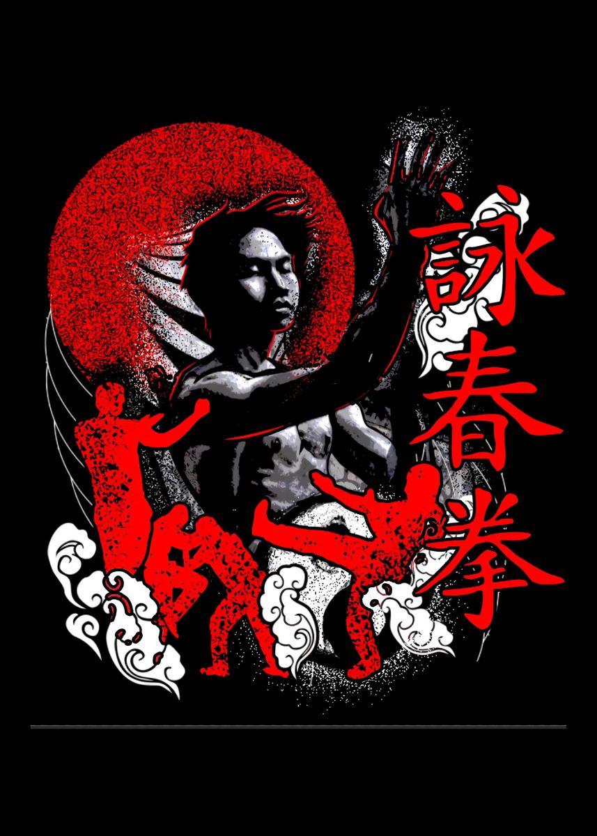 'Ving Tsun Kung Fu' Poster, picture, metal print, paint by O G | Displate