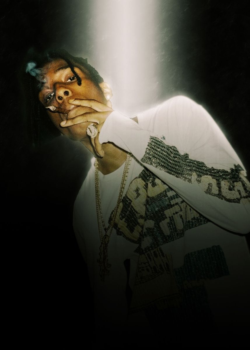 'Asap Rocky' Poster, picture, metal print, paint by chynna getty | Displate