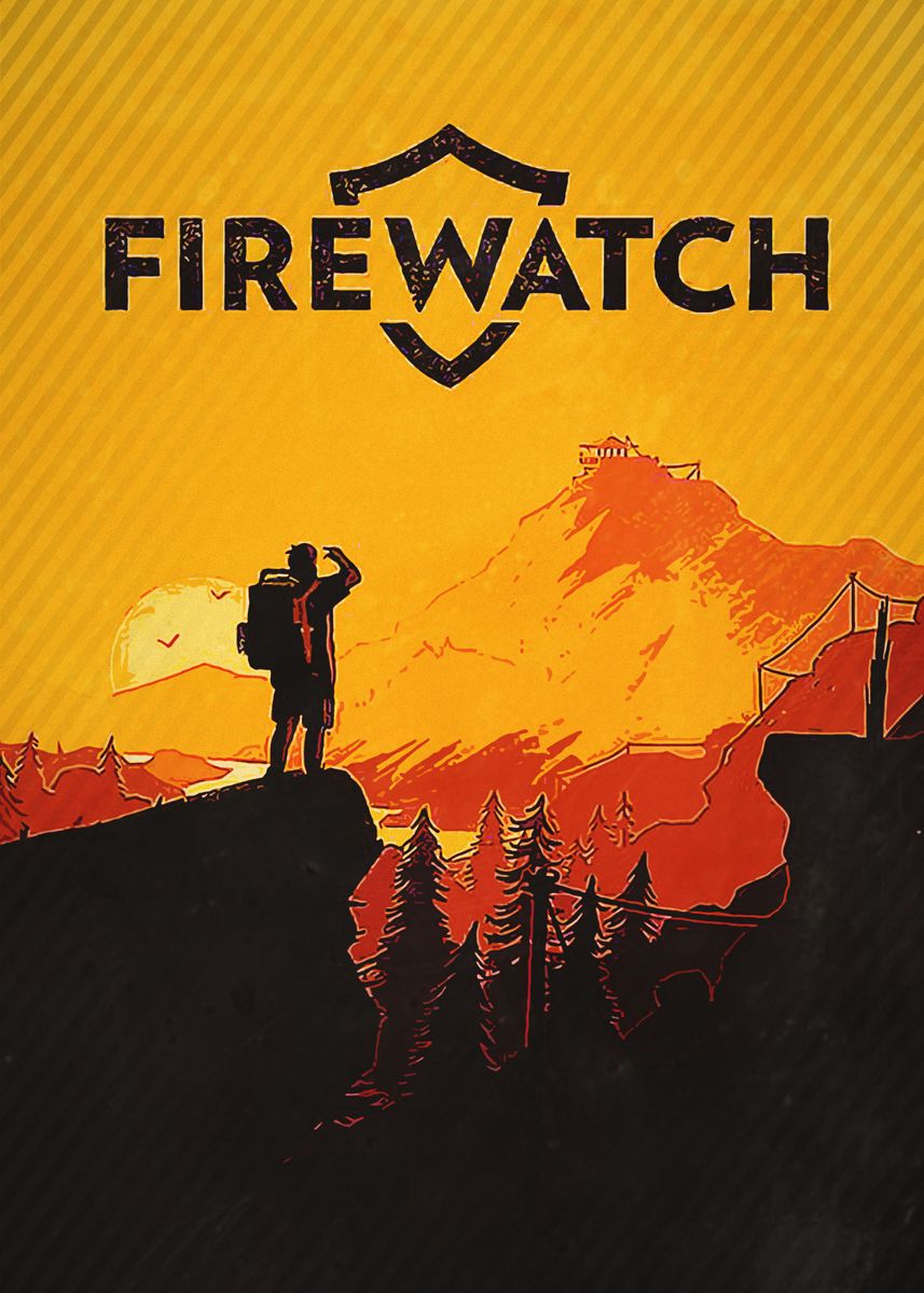 'Firewatch' Poster, picture, metal print, paint by Rian setiadi | Displate