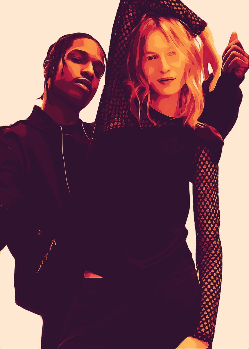 'Asap Rocky' Poster, picture, metal print, paint by chynna getty | Displate