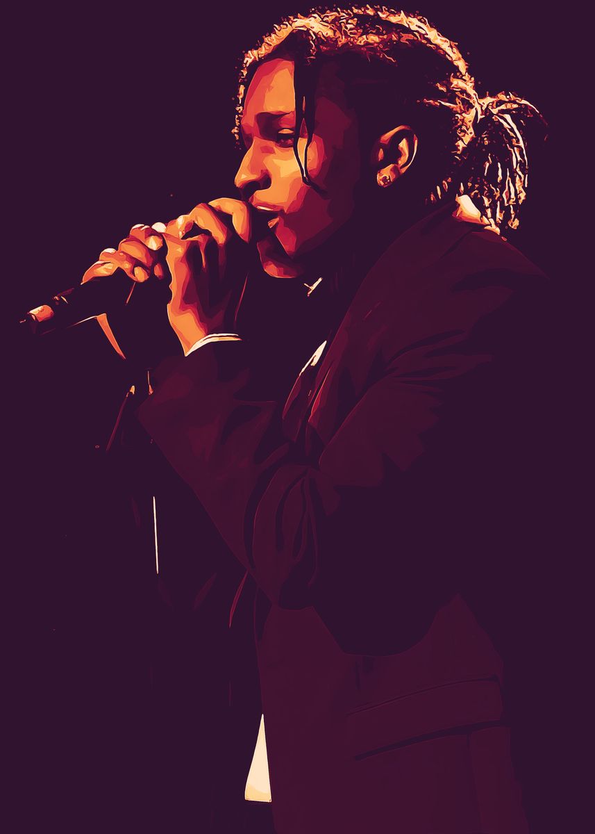 'Asap Rocky' Poster, picture, metal print, paint by chynna getty | Displate