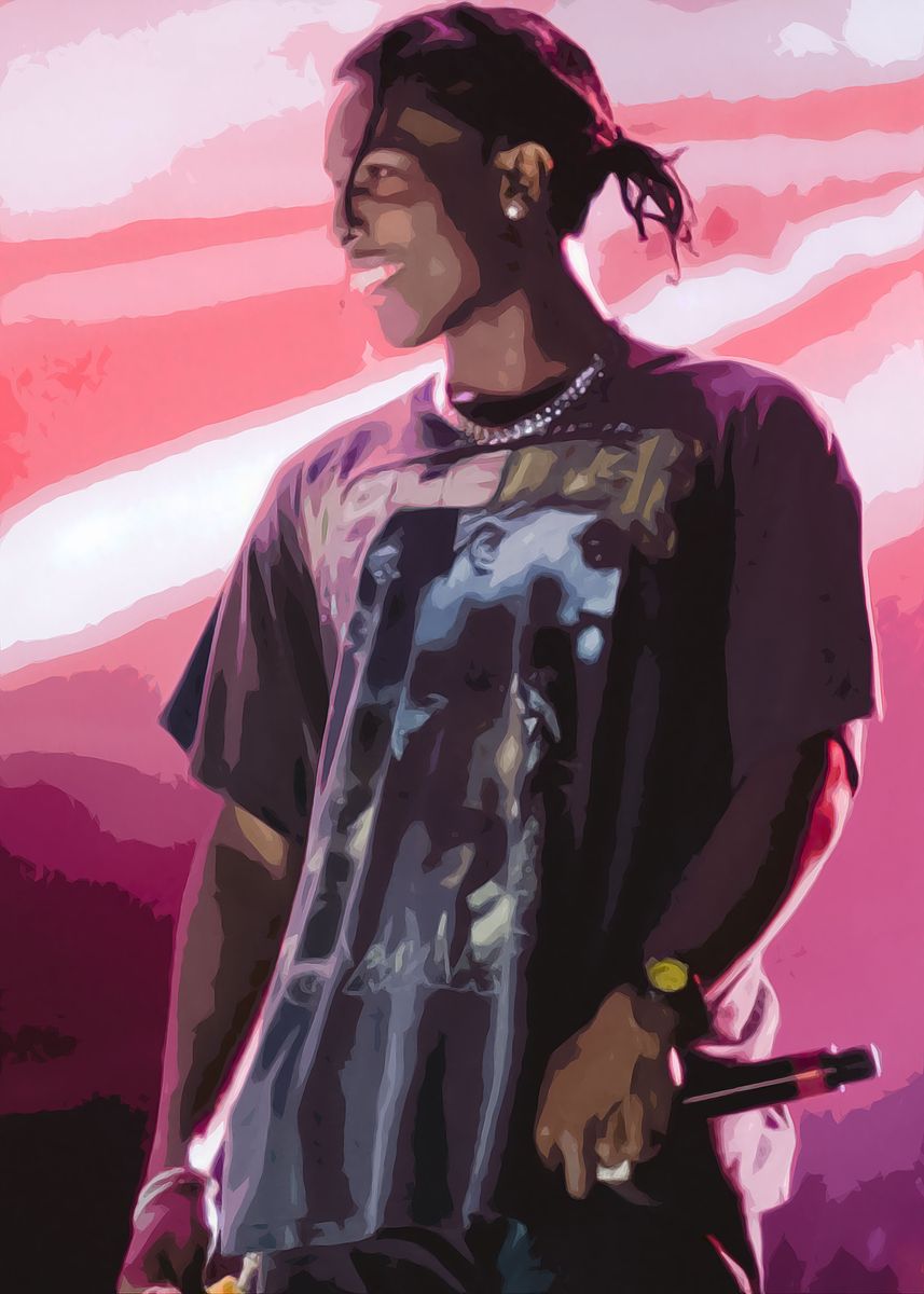 'Asap Rocky' Poster, picture, metal print, paint by chynna getty | Displate