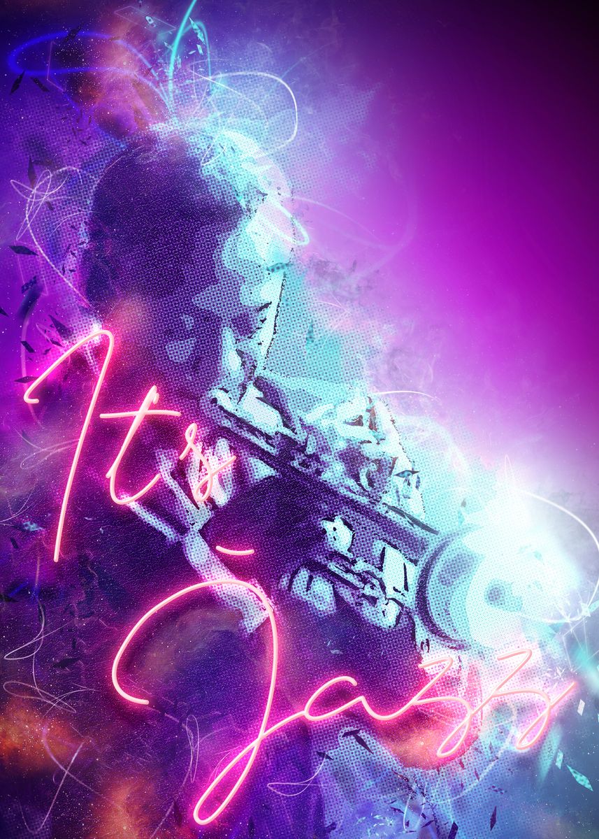 'Its Jazz' Poster by Petra Rommelfanger | Displate
