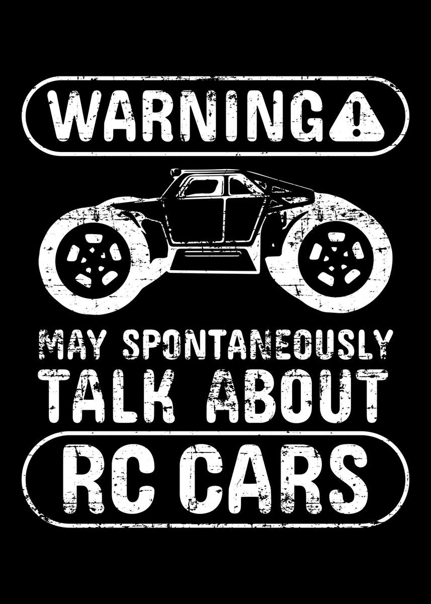 'Controlled Cars RC Car' Poster, picture, metal print, paint by ...