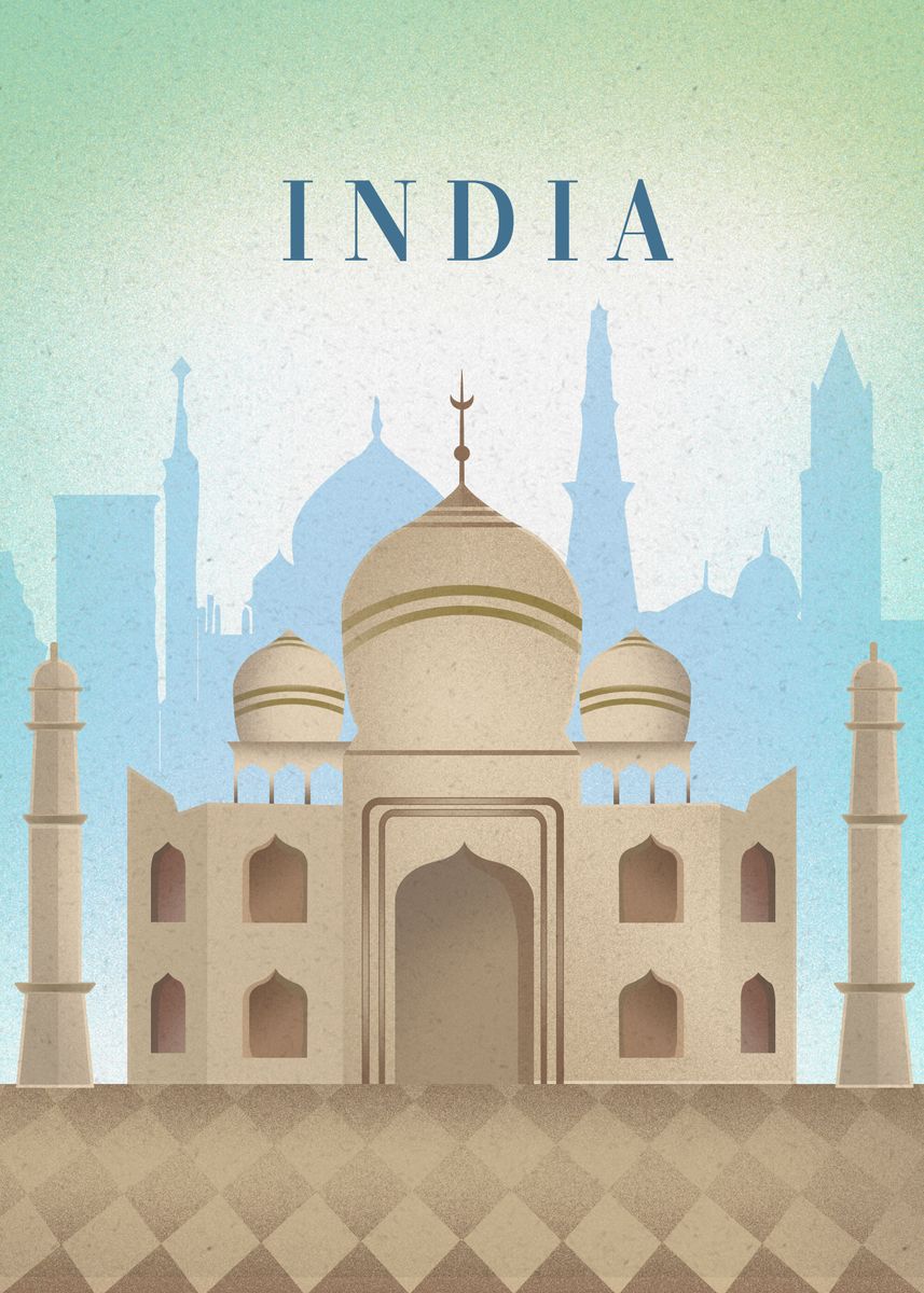 'India' Poster by Giovanni Poccatutte | Displate