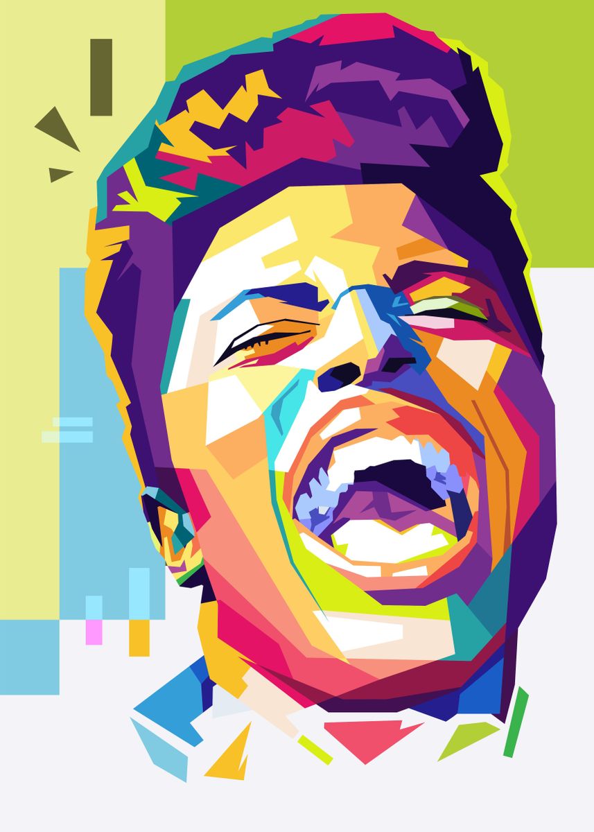 'Little Richard' Poster, picture, metal print, paint by Anthony Gabriel ...