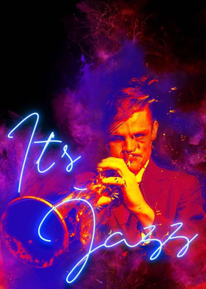 'Its Jazz' Poster, picture, metal print, paint by Petra Rommelfanger ...