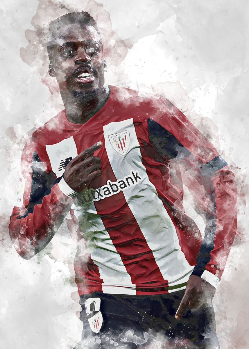 'Inaki Williams' Poster by Anderson Felix | Displate