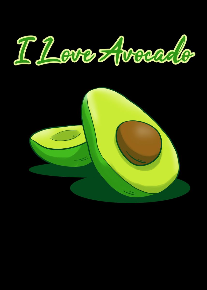 'Avocado' Poster by ZS C O M M E R C E | Displate
