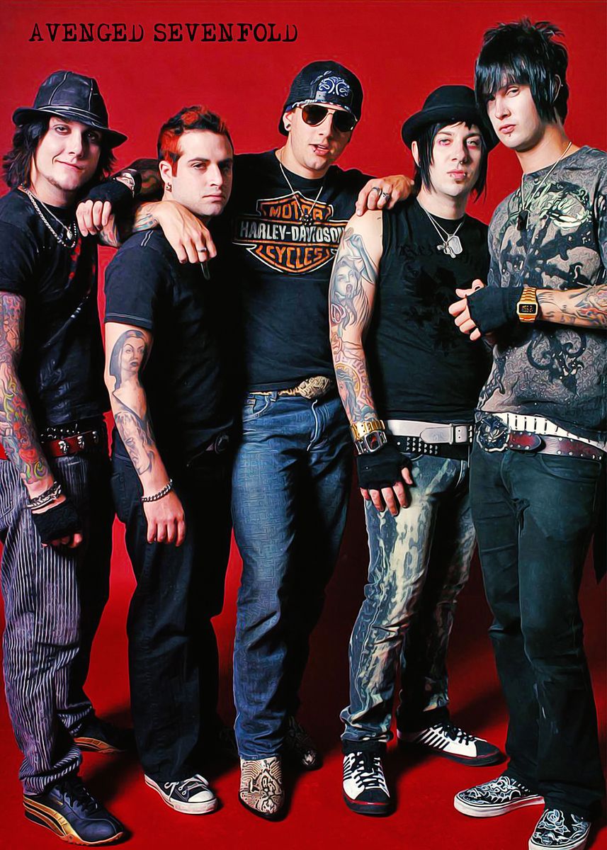'Avenged Sevenfold Artwork' Poster, picture, metal print, paint by ...
