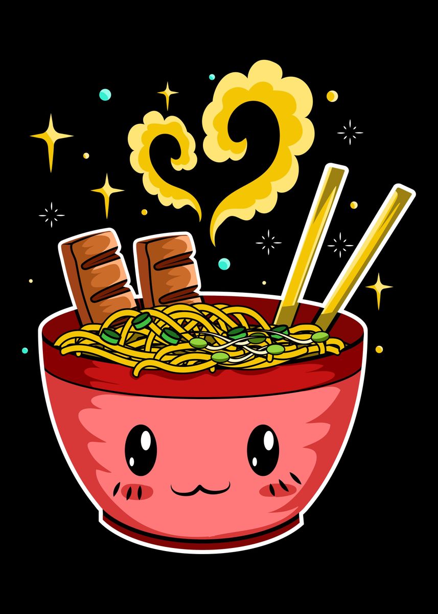 'Pho Bowl Pho Bowl' Poster, picture, metal print, paint by ...