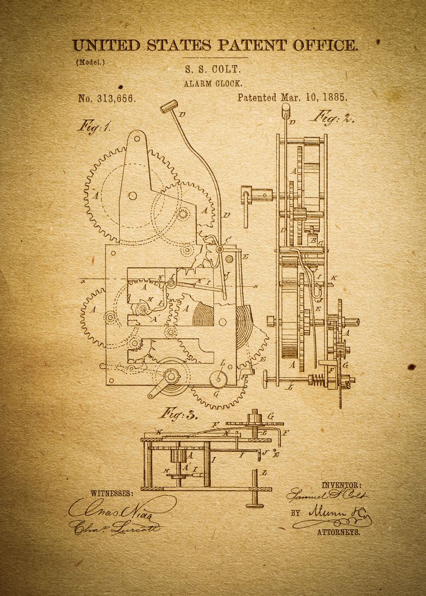 ' Alarm Clock ' Poster by Hawk | Displate