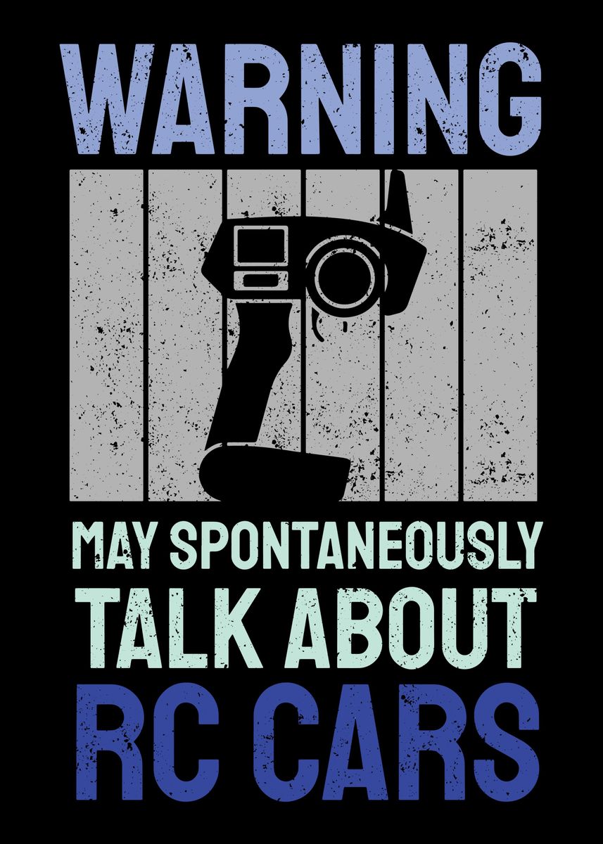 'Controlled Cars RC Car' Poster, picture, metal print, paint by ...