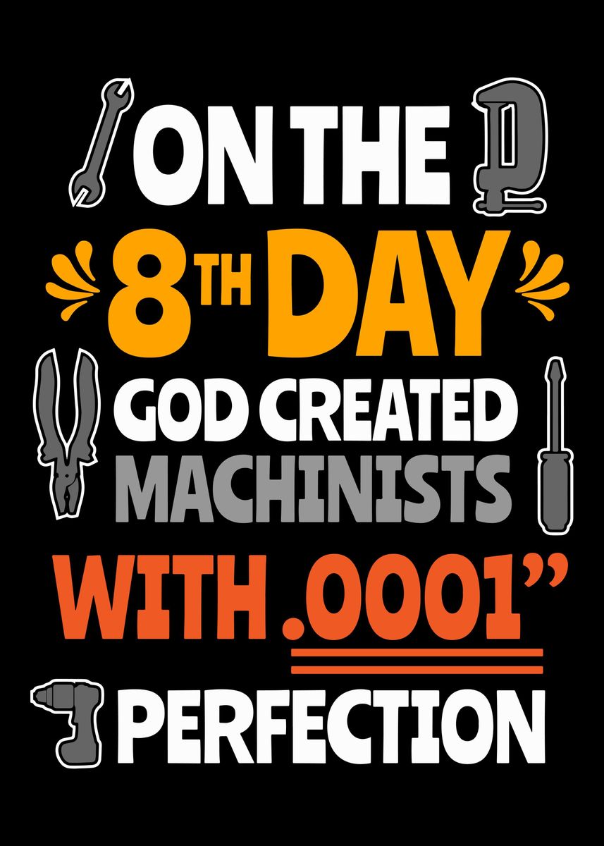 'Machinist Programming' Poster, picture, metal print, paint by ...