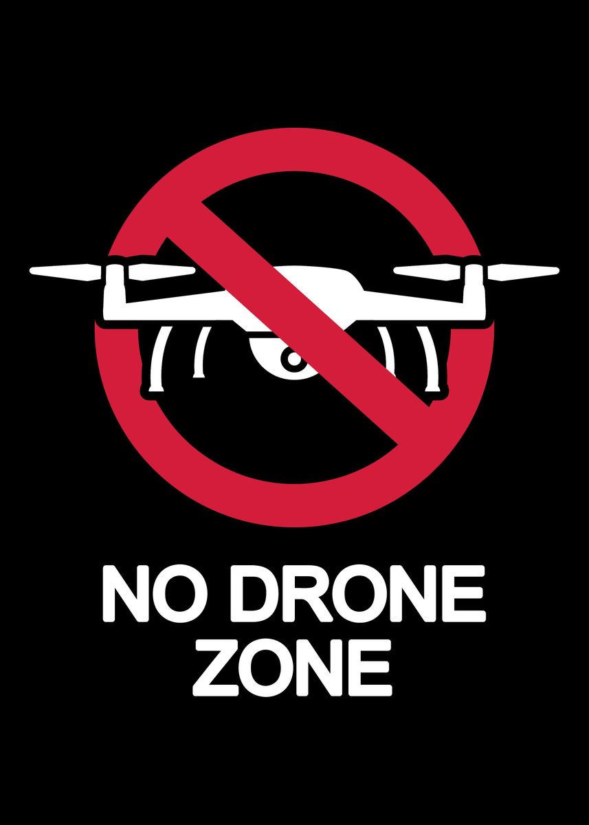 'Drone' Poster, picture, metal print, paint by Designzz | Displate