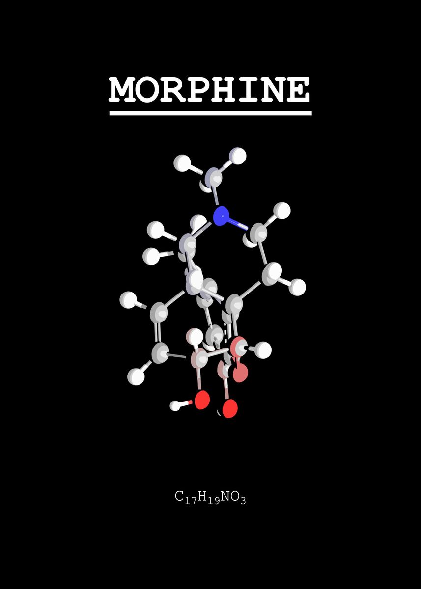 'Morphine' Poster, picture, metal print, paint by ChemECool | Displate