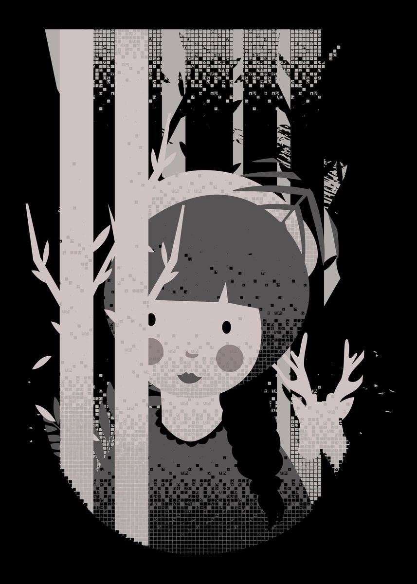 'Forest doll' Poster by O G | Displate