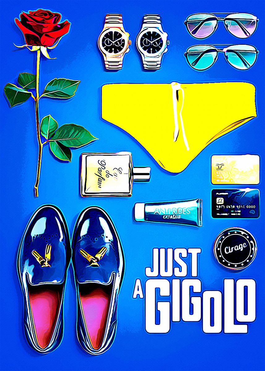 'Just A Gigolo' Poster by Kaye Luca | Displate