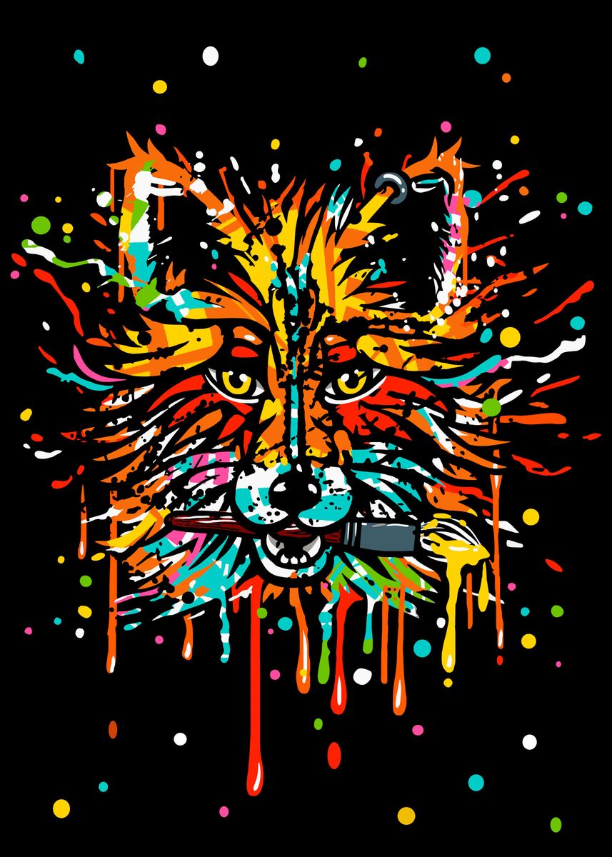 'RenArt' Poster, picture, metal print, paint by Valentin Lerond Caussin ...