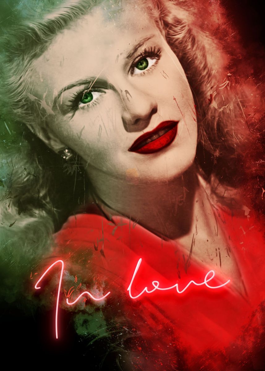 'In love Ginger' Poster, picture, metal print, paint by Petra ...