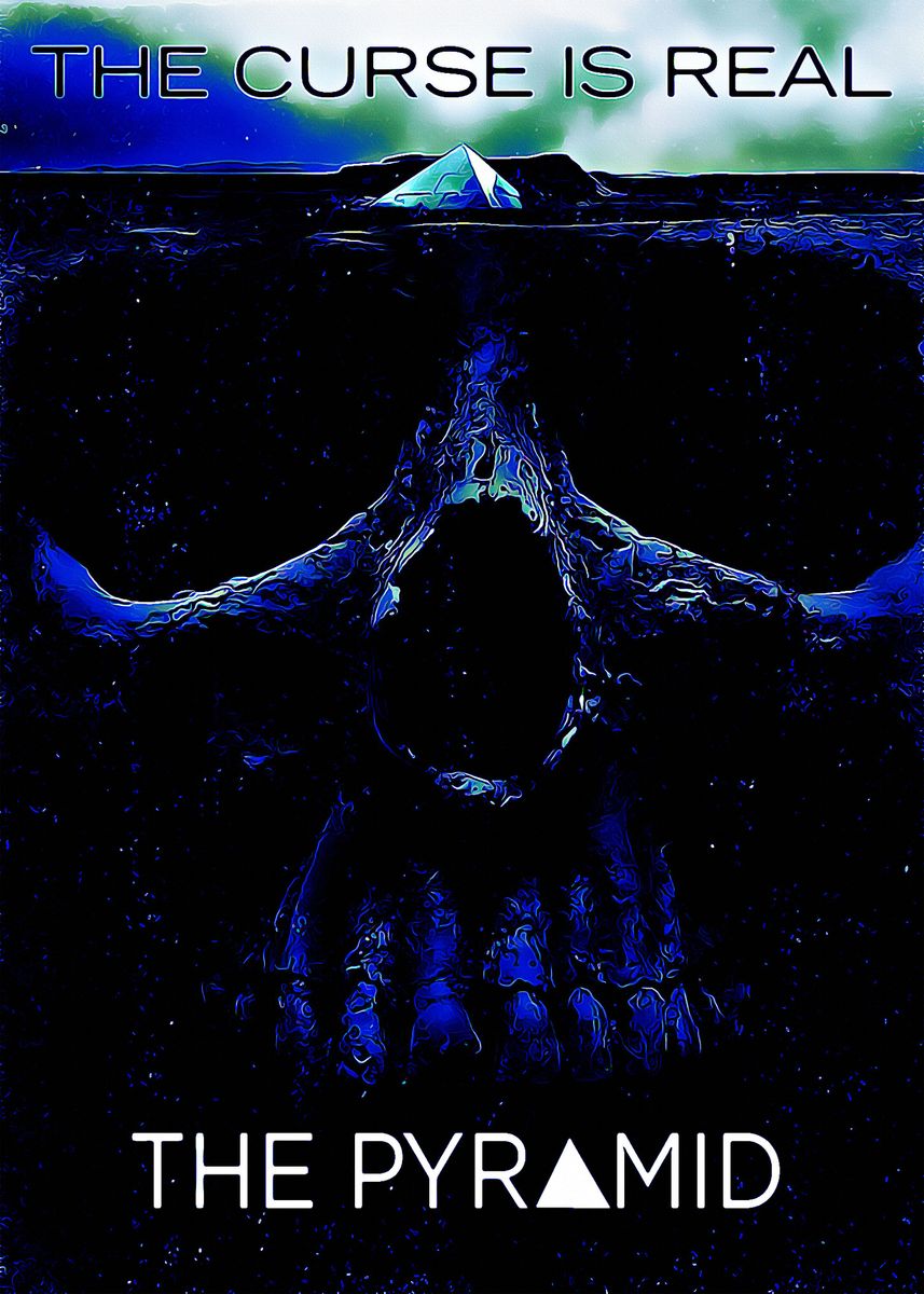 'The Pyramid 2' Poster, picture, metal print, paint by Kaye Luca | Displate