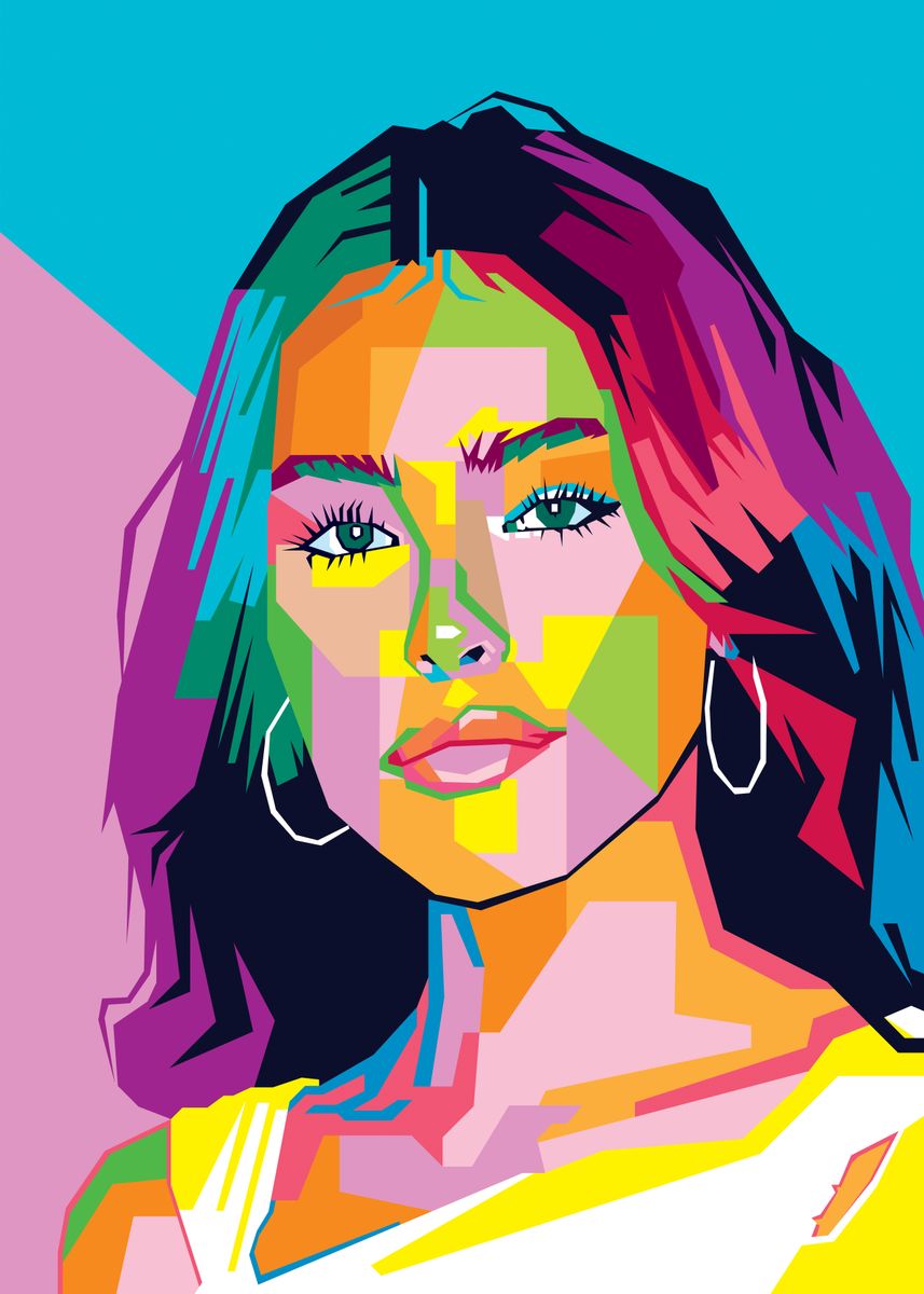 'Madison Beer' Poster, picture, metal print, paint by Colarcolor | Displate