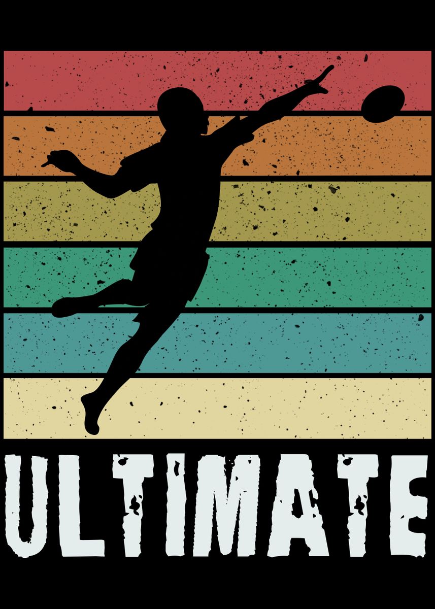 'Ultimate Frisbee Player' Poster by ShirTom | Displate