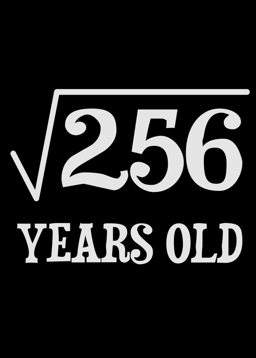 'Mathematics 16th Birthday' Poster, picture, metal print, paint by ZS C ...