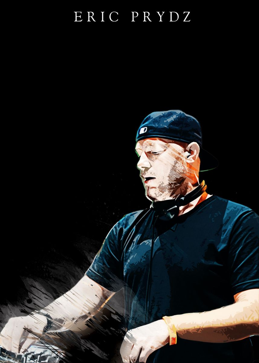 'Eric Prydz' Poster, picture, metal print, paint by MDA STUDIO | Displate