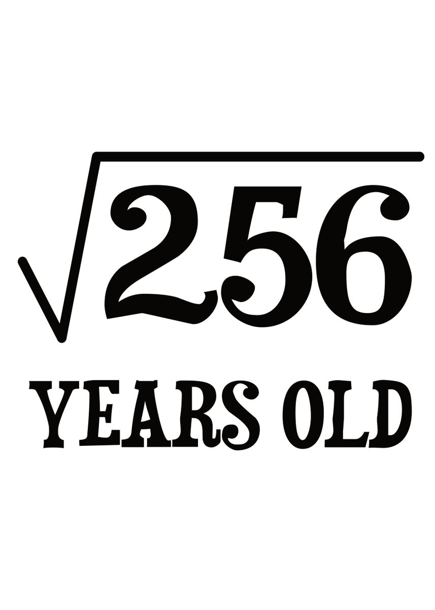 'Mathematics 16th Birthday' Poster, picture, metal print, paint by ZS C ...