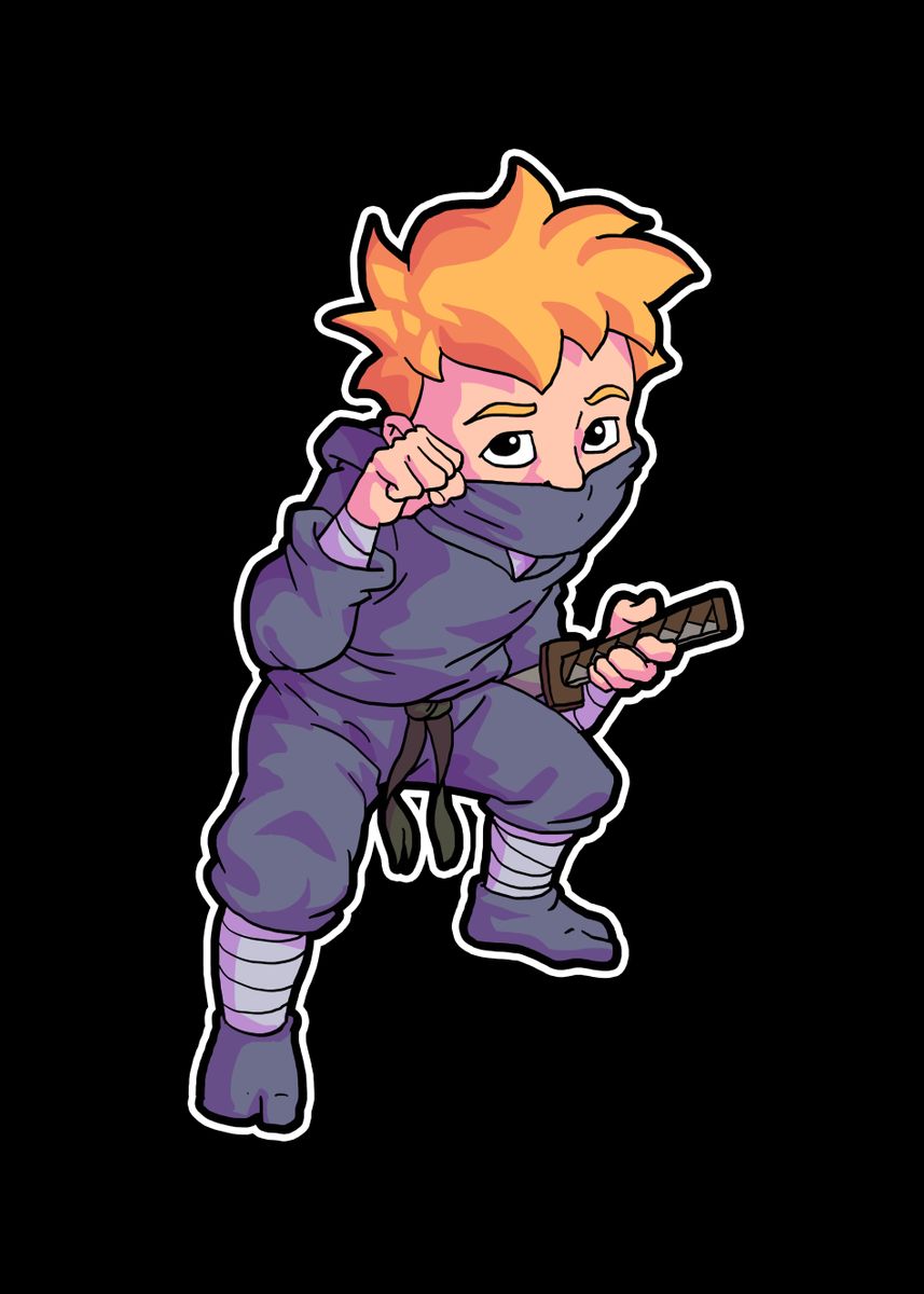 'Ninja Lover' Poster by Alexander Roose | Displate