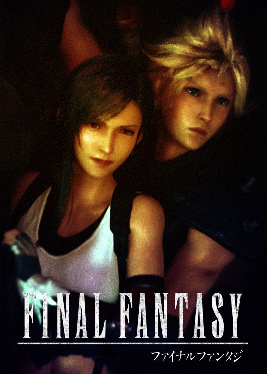'Final Fantasy' Poster, picture, metal print, paint by Johny Do | Displate