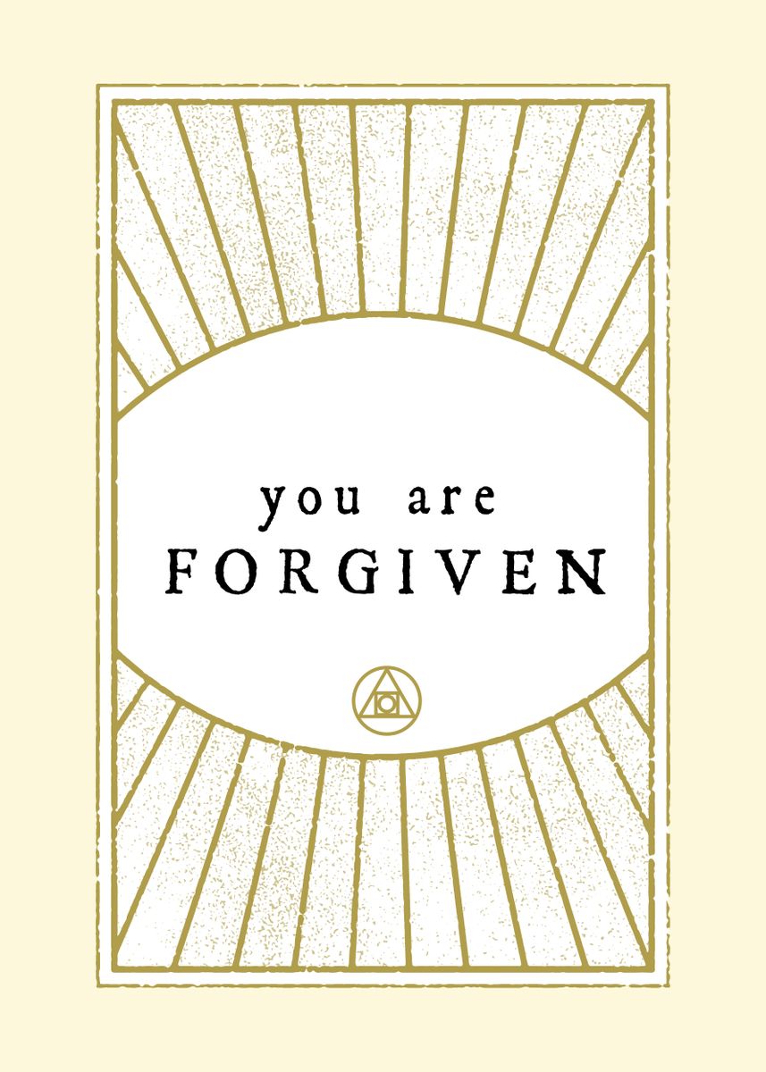 'You are forgiven' Poster, picture, metal print, paint by Boris Rajic ...