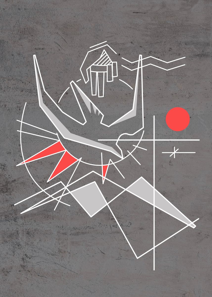 'Illustration of the Holy T' Poster, picture, metal print, paint by ...