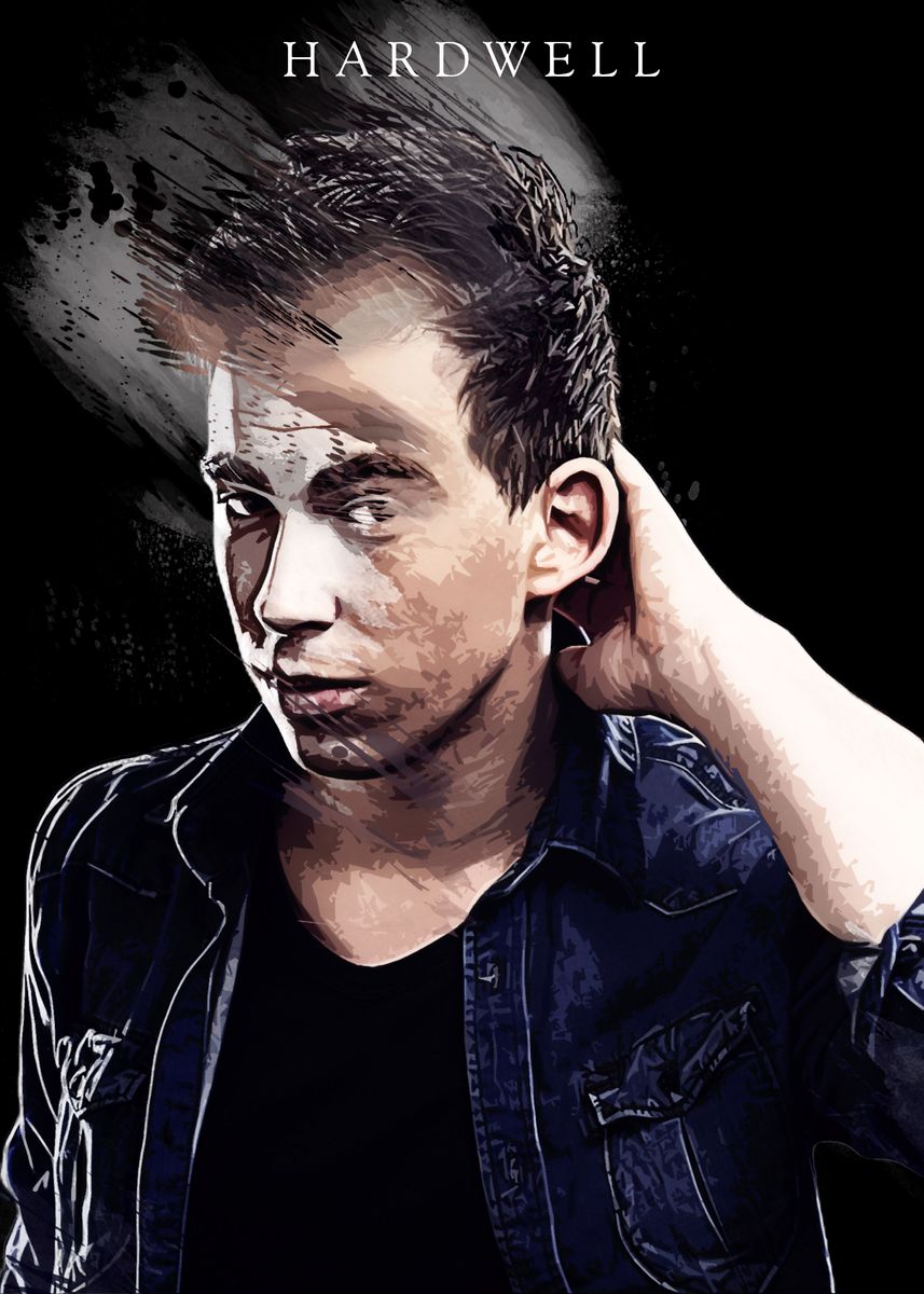 'Hardwell' Poster, picture, metal print, paint by MDA STUDIO | Displate
