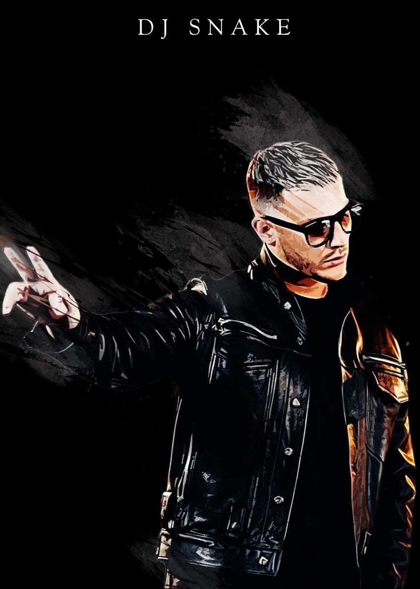 'DJ Snake' Poster by MDA STUDIO | Displate