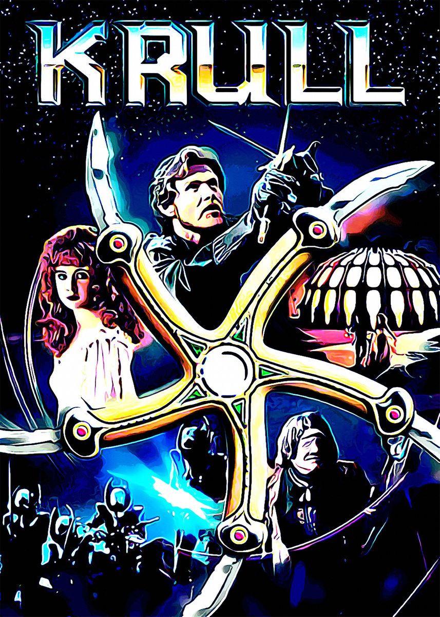'Krull' Poster, picture, metal print, paint by Elisa Woodard | Displate