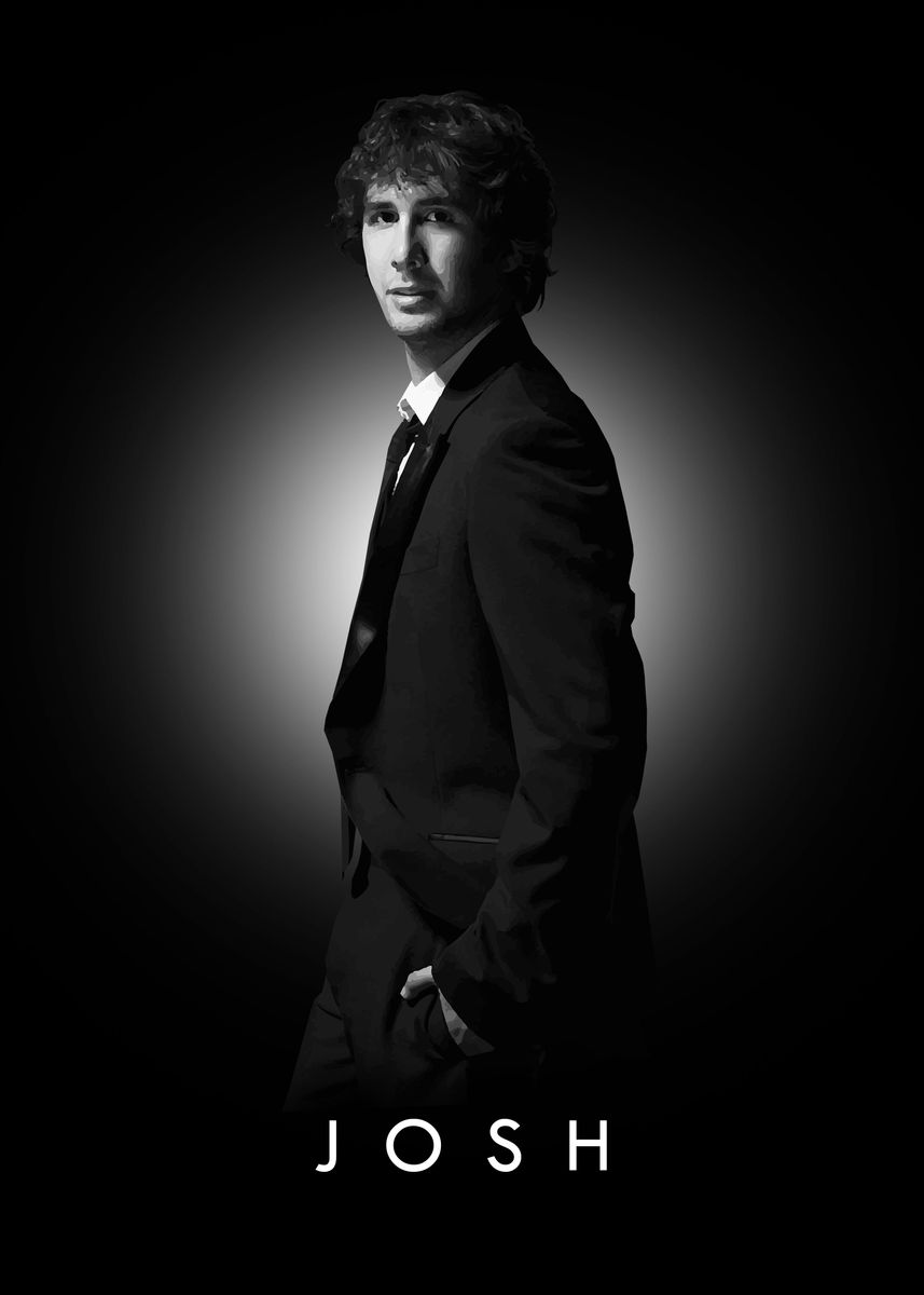 'Josh Groban' Poster, picture, metal print, paint by Bo Kev | Displate