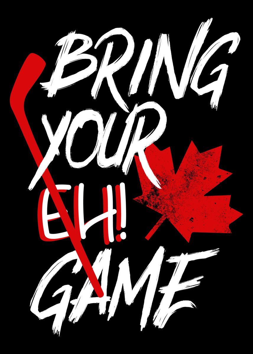 'Bring your game' Poster, picture, metal print, paint by Stefanie ...