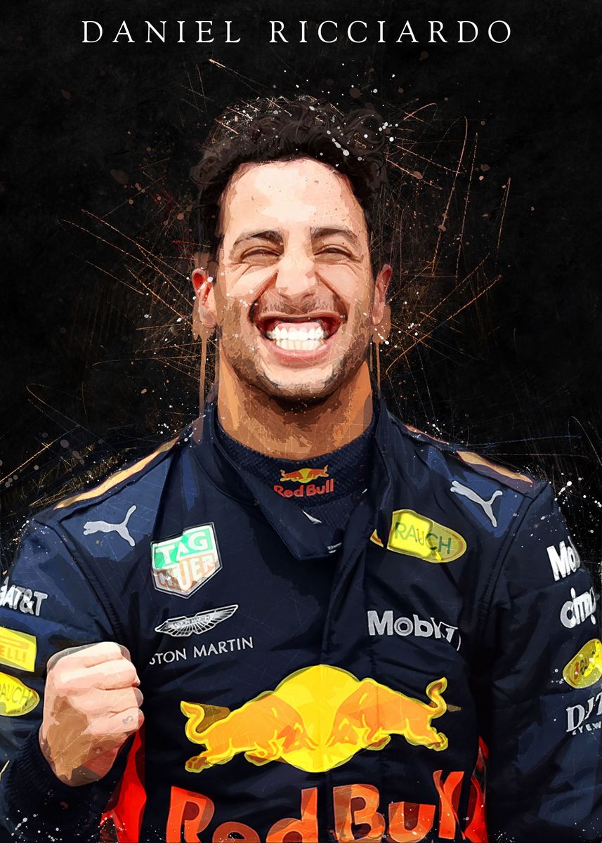 'Daniel Ricciardo ' Poster by PADA GROUP | Displate
